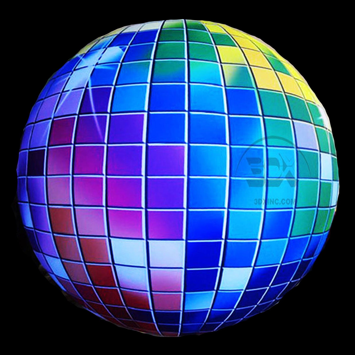 RAINBOW DISCO BALL - 01 – 3DX INC.